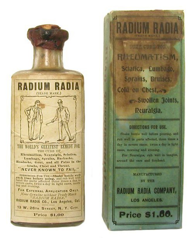 Trước khi biết về sự nguy hiểm của Radium, con người đã từng dùng nó ...