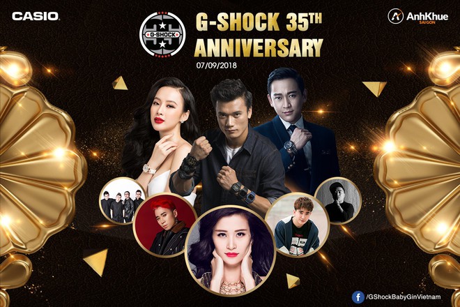 Mua Casio – Nhận ngay vé xem đại nhạc hội G-Shock 35th Anniversary