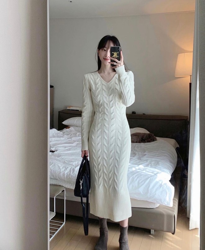 Diện váy len theo 10 cách trẻ trung