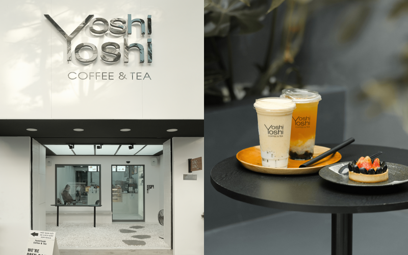 Phát sốt với không gian và thiết kế đẹp mắt của YoshiYoshi Coffee & Tea