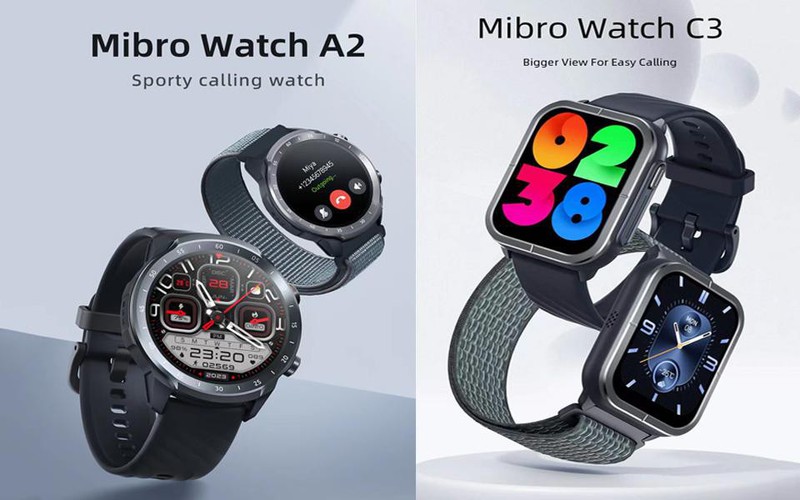 Mibro Watch C3 và A2 mới: sự kết hợp hoàn hảo giữa phong cách và chức năng