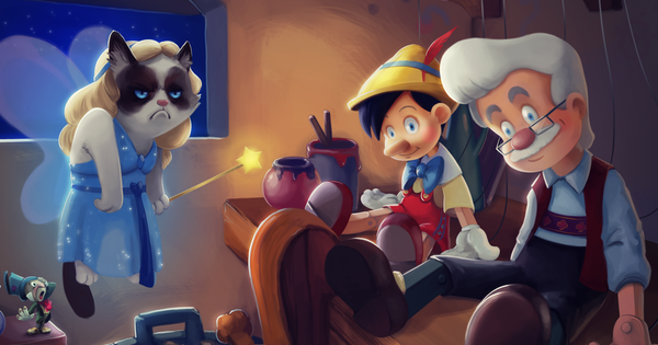 Khi chú mèo cau có Grumpy Cat đi đóng phim Disney