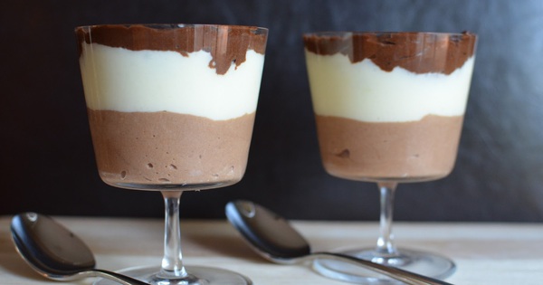 Cách làm pudding socola 3 tầng ngon tuyệt cú mèo
