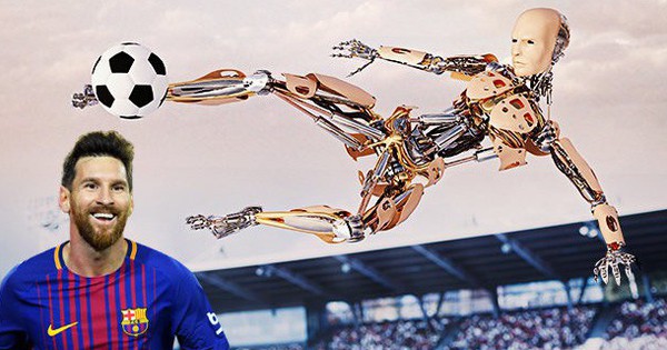 Robot sẽ đá bóng hay hơn Messi vào năm 2045