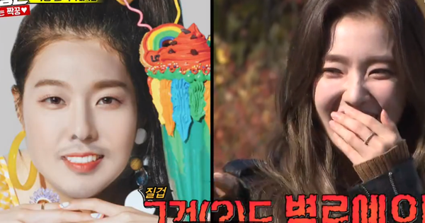 Irene (Red Velvet) hoảng hốt bỏ chạy khi thấy phiên bản... có râu của ...