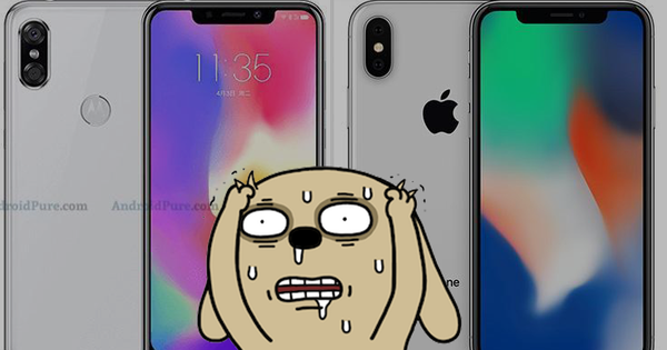 Hoảng hốt với iPhone X copy "y xì đúc" khác mỗi cái logo, đố ai nhìn ...