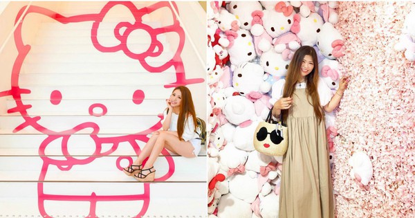Phát sốt thiên đường Hello Kitty vừa lộ diện ở Nhật Bản, mỗi khi thấy ...