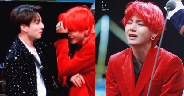 Vì 1 câu nói mà V (BTS) bật khóc nức nở, Jungkook có hành động đặc biệt ...