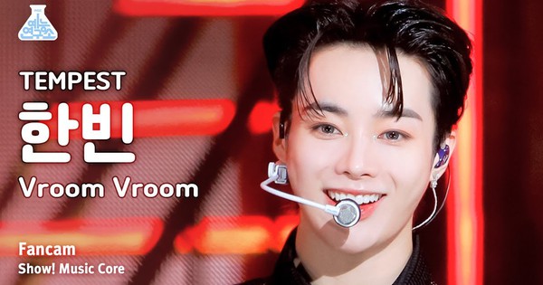 Hanbin (TEMPEST) phát biểu cám ơn bằng tiếng Việt khi thắng cúp