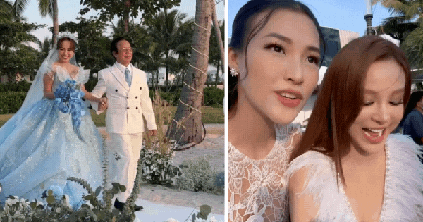 Tham dự hôn lễ Vân Hugo, Hoàng Oanh hỏi Huyền Baby "chị đi đám cưới bao ...