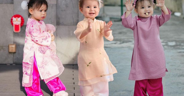 1001 mẫu áo dài Tết của "elm" Pam, diện lên đúng chuẩn: "Xinh ngoan iu của mẹ đây rồi!"