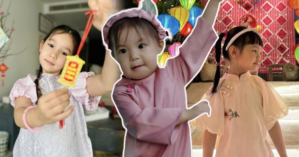 Hot mom Việt "lên đồ" đón Tết cho con gái: Pam "xinh ngoan yêu" lộng ...