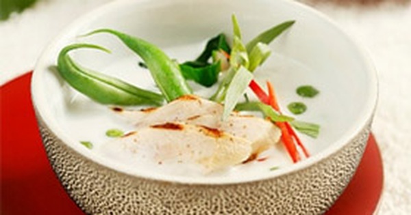 Cay cay vị súp gà kiểu Thái