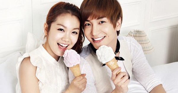 “Đôi tình nhân ăn kem” JOO và Leeteuk (SuJu) gây sốt!