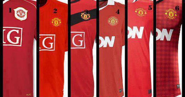 Ngắm những mẫu áo đấu của MU thời còn "mặn nồng" với Nike