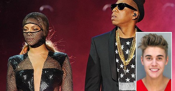 Concert của Beyoncé chiếu ảnh Justin Bieber bị cảnh sát bắt