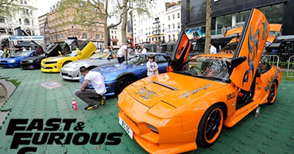 "Fast & Furious 6" ra mắt bằng dàn siêu xe sặc sỡ , Fast & Furious 6