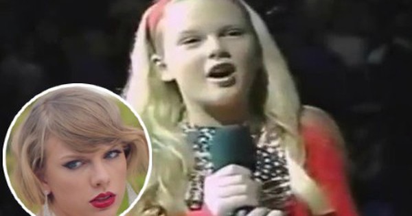 Taylor Swift cực dễ thương trong clip khoe giọng năm 12 tuổi