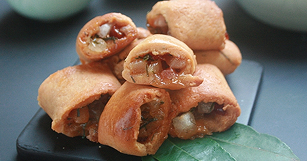 Tự làm bánh chả - Món quà vặt của Hà thành