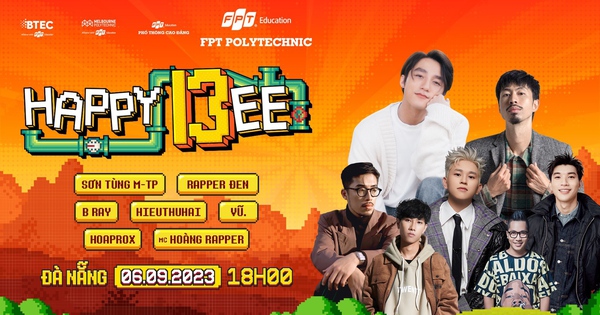 Chưa từng có tại Happy Bee FPT Polytechnic: Sơn Tùng M-TP và rapper Đen ...
