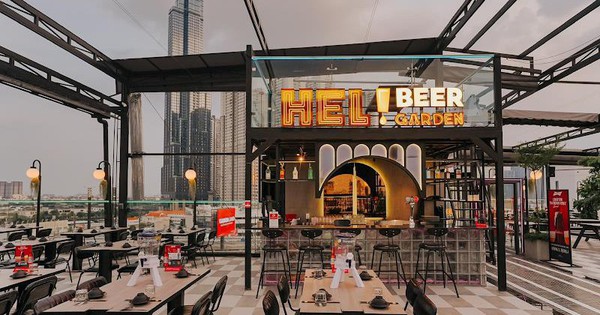 Heli Beer Garden - Rooftop mới toanh có view Landmark 81 siêu đẹp ở TP.HCM