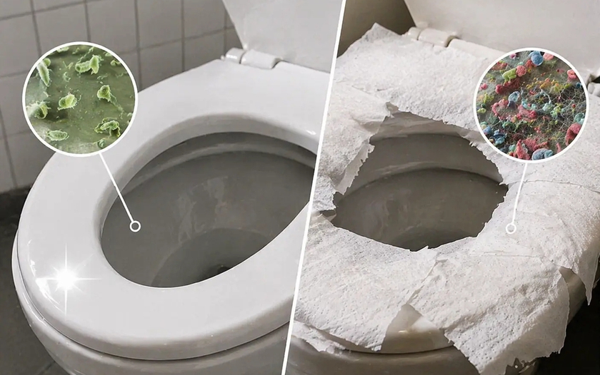 LÓT GIẤY VỆ SINH LÊN BỒN CẦU: tin tức Mới nhất Có nên lót giấy vệ sinh ...